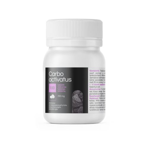 SÖETABLETID (CARBO ACTIVATUS) 250MG N100 (PAIRA)